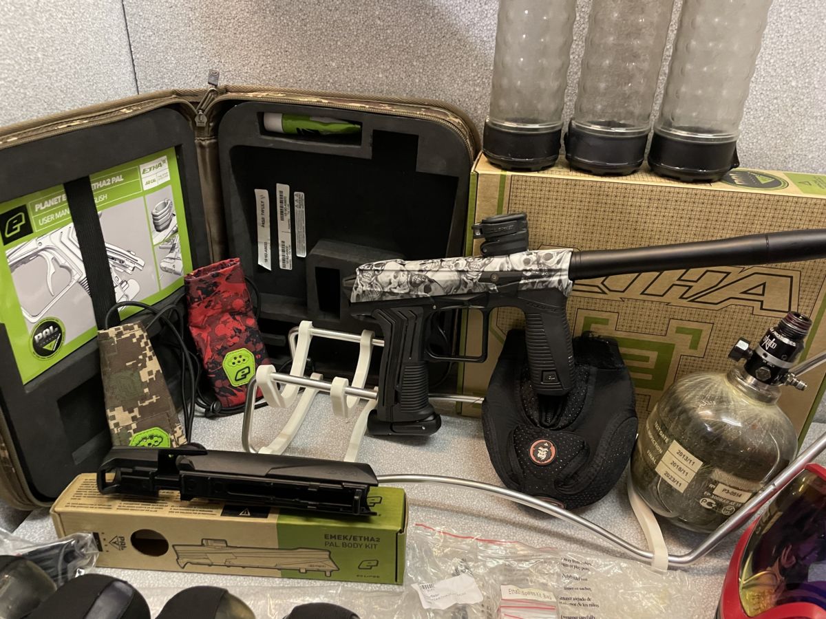 Planet Eclipse Etha 2 Skull/ Dye R2 21 Mon Garantie+OVP+ Ge – Paintball Basar