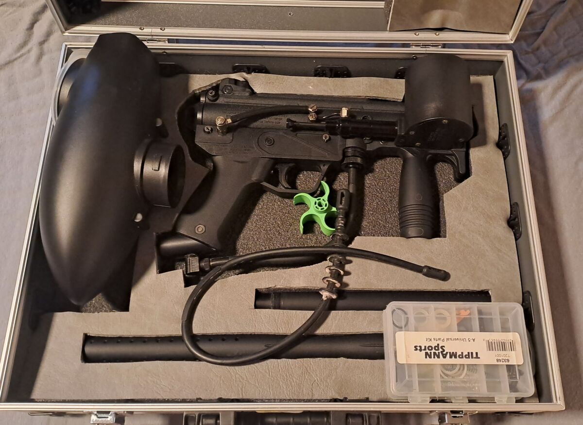 Tippmann A5 mit Response Trigger – Paintball Basar Tippmann A5 mit Response Trigger – Paintball Basar