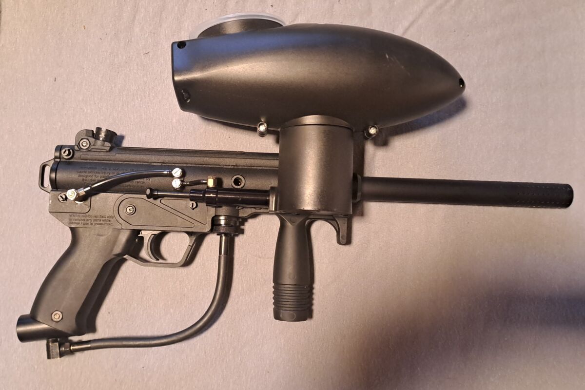 Tippmann A5 mit Response Trigger – Paintball Basar Tippmann A5 mit Response Trigger – Paintball Basar
