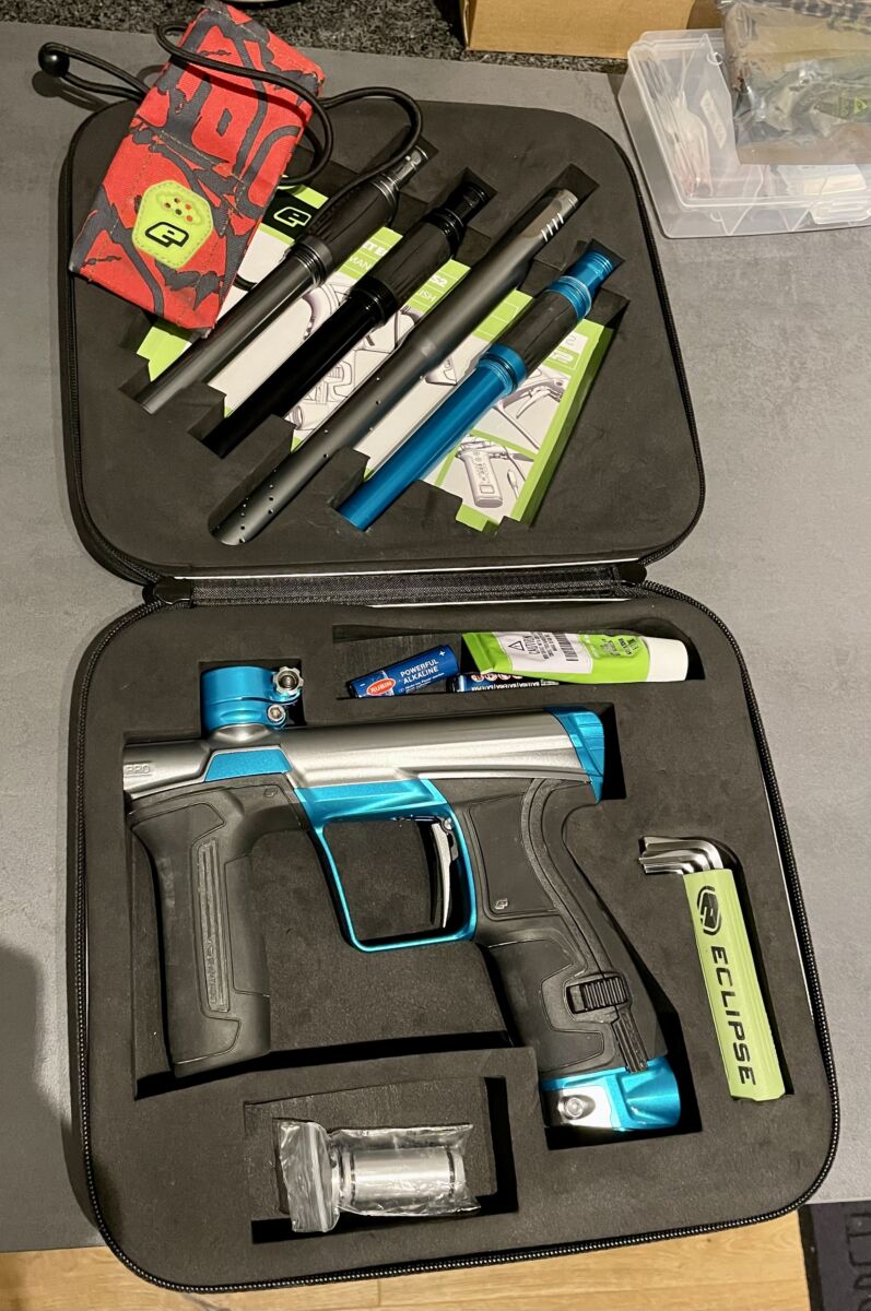Planet Eclipse CS2 Pro inl. 2. Grip Kit und 2. LCd Board – Paintball Basar