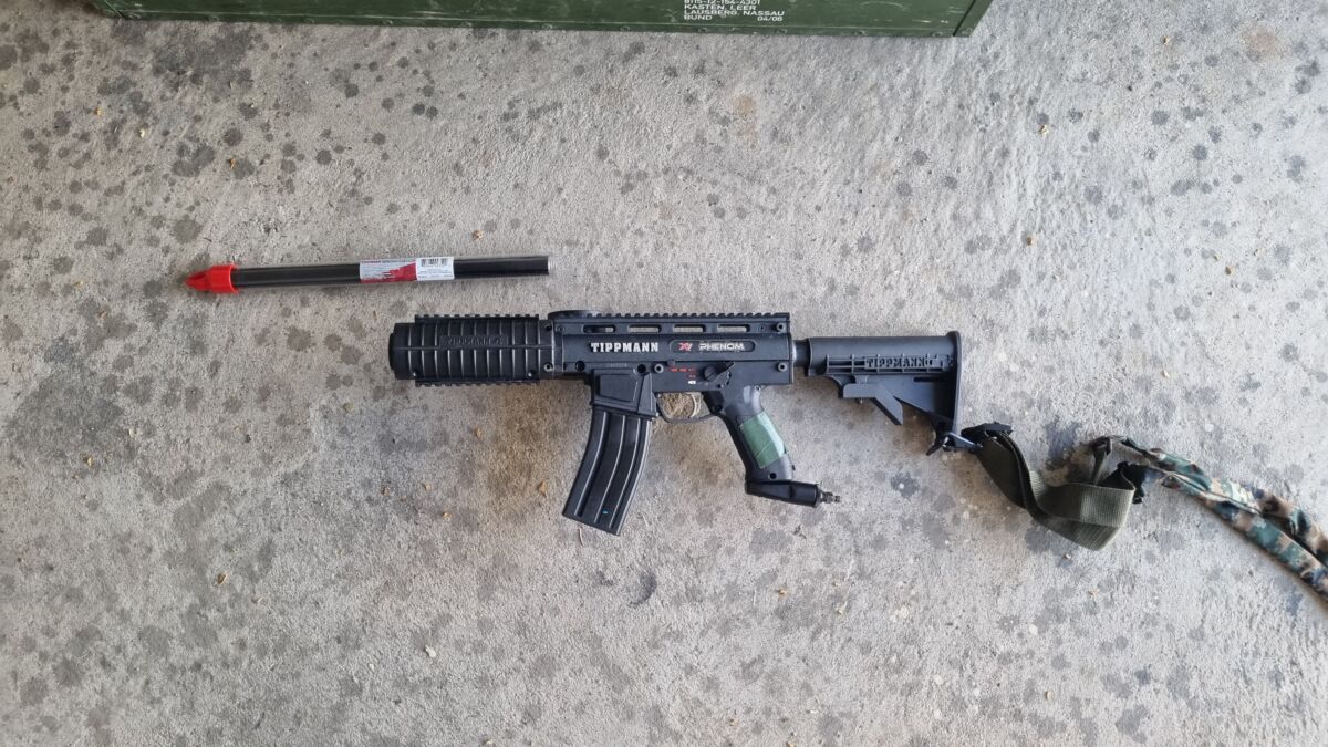 Tippmann M16 Makierer mit Zubehör – Paintball Basar