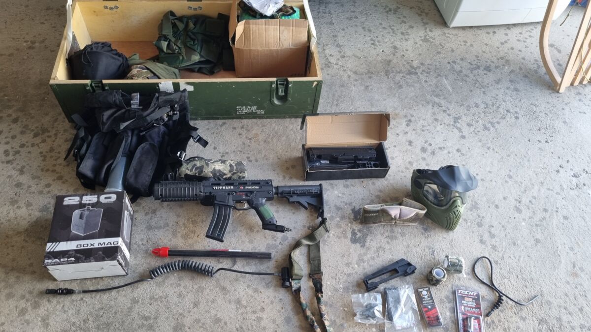 Tippmann M16 Makierer mit Zubehör – Paintball Basar